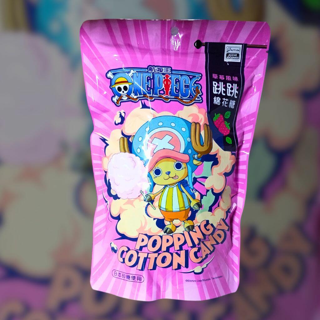 Algodão Doce One Piece sabor Morango 25g - Kazu Dooces