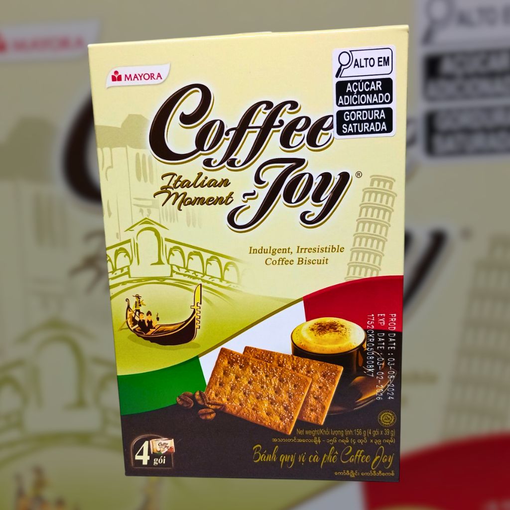 Biscoito Coffe Joy Mayora 156g - Kazu Dooces