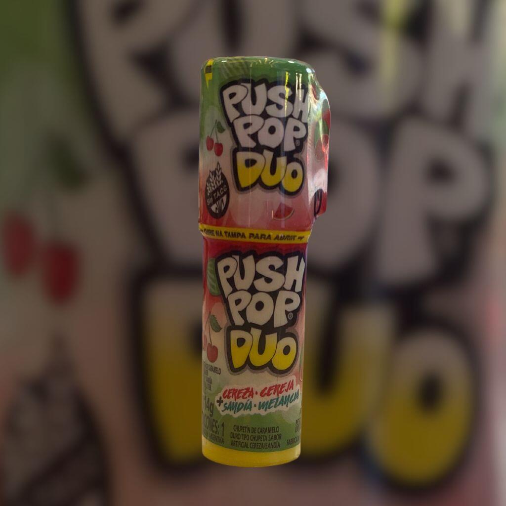 Push Pop Duo Cereja+Melancia 14g - Kazu Dooces